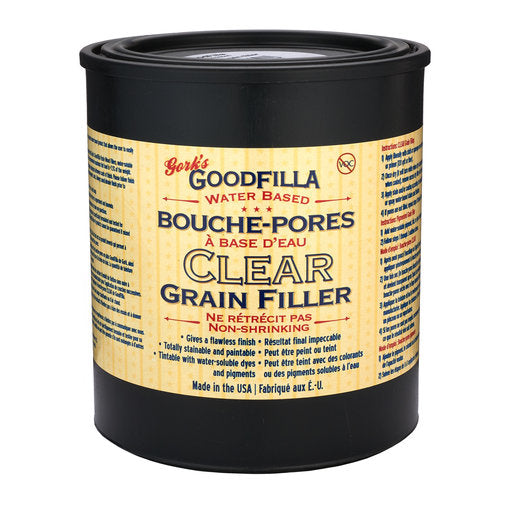 Clear Water-Based Grain & Pore Filler – GoodFilla